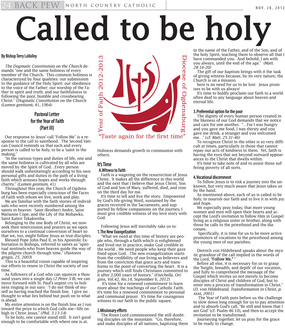 North Country Catholic Newspaper